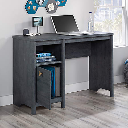 Sauder Dover Edge 43 W Single Pedestal Computer Desk Denim Oak - Office ...