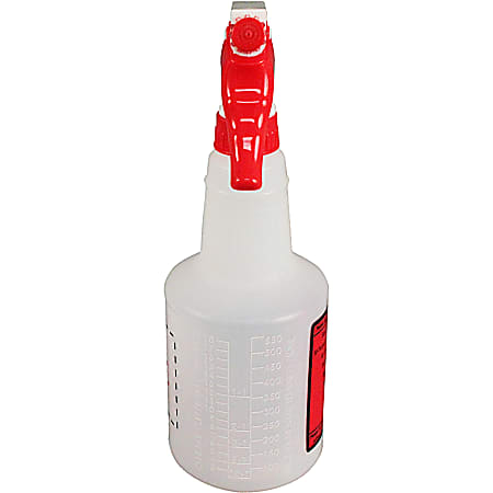 24 Oz. Sprayer Bottles Natural With RedWhite Sprayer Pack Of 3 Sprayers ...