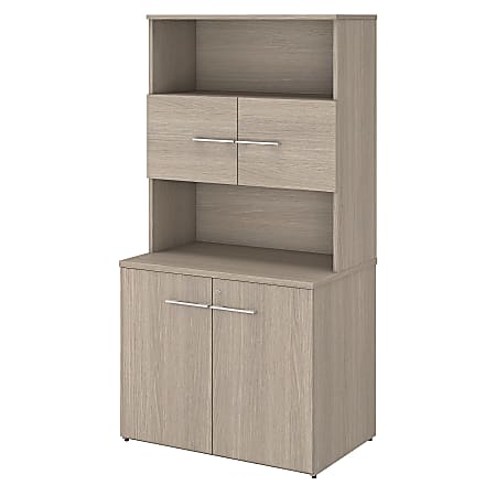 Bush Business Furniture Office 500 36 W Tall Storage Cabinet With Doors ...