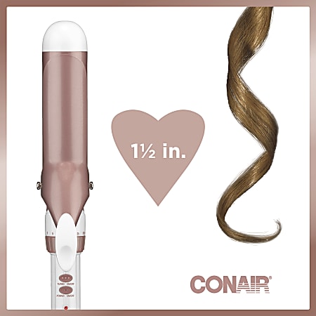 Conair InfinitiPRP Double Ceramic Curling Iron 1 12 Rose Gold - Office ...