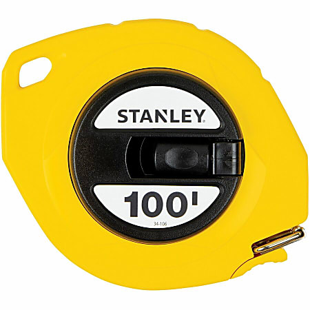 Stanley 100 Yellow Tape Measure - Office Depot