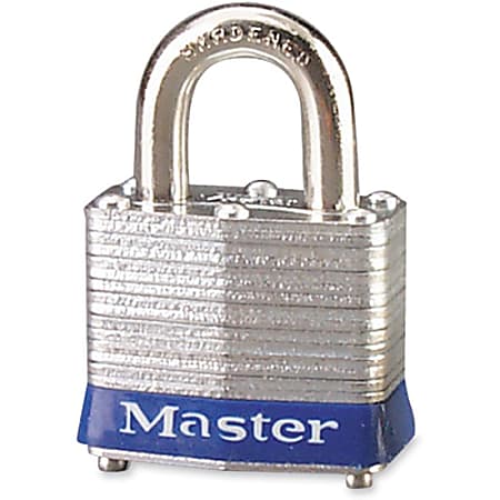 Master Lock Laminated Padlock Steel Silver - Office Depot