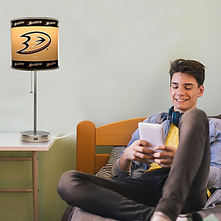 Imperial NHL Table Lamp 19 H Anaheim Ducks - Office Depot