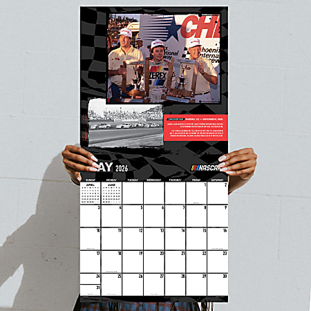 2026 TF Publishing Sport Auto Monthly Wall Calendar 12 x 12 NASCAR Best ...