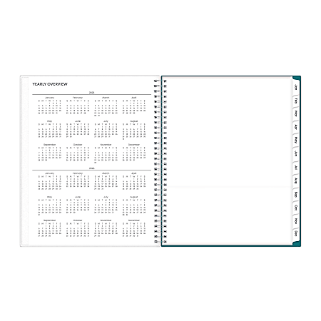 2025 Blue Sky WeeklyMonthly Planning Calendar 8 12 x 11 Ava Jade ...