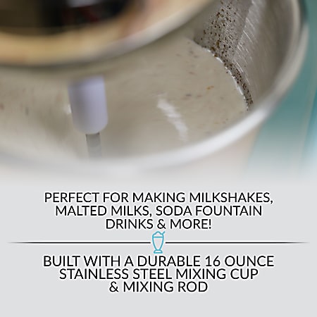 Nostalgia Electrics 2-Speed Milkshake Maker, Blue