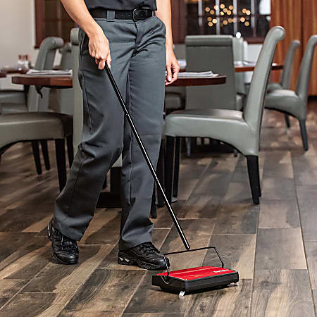 Sanitaire SC200A Commercial Manual Sweeper RedBlack - Office Depot