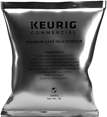 Keurig Premium Caf Milk Powder Original 16 Oz Case Of 12 Bags - ODP ...