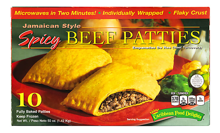 Caribbean Food Delights Jamaican Style Spicy Beef Empanadas Box Of 10 ...