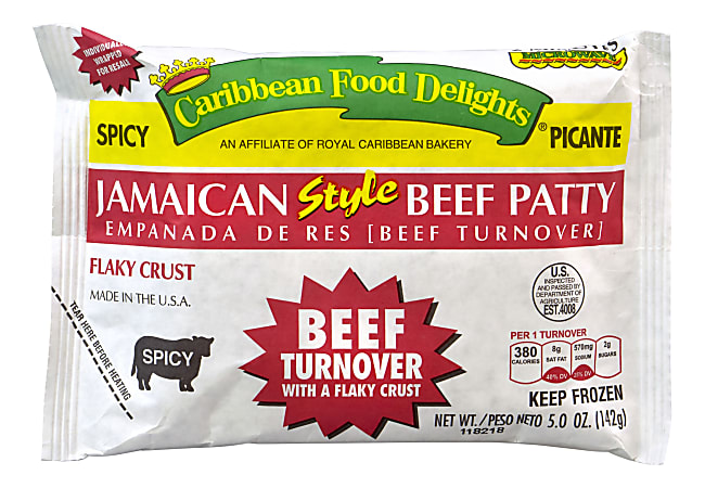 Caribbean Food Delights Jamaican Style Spicy Beef Empanadas Box Of 10 ...