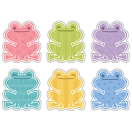 Trend Mini Accents Garden Frogs 36 Accents Per Pack Bundle Of 6 Packs ...