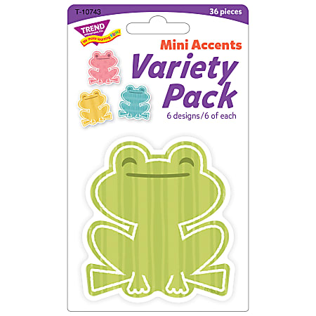 Trend Mini Accents Garden Frogs 36 Accents Per Pack Bundle Of 6 Packs ...
