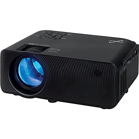 Supersonic Home Theater Projector With Bluetooth®, 3-3/8”H x 6-5/8”W x ...