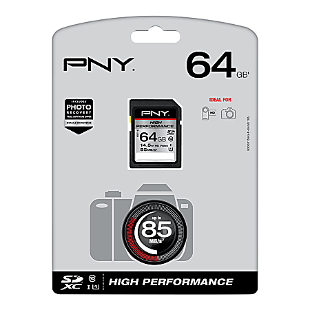 Pony SDXC 64GB Memory Card - Office Depot
