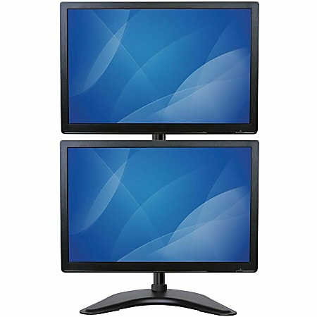 StarTech.com Vertical Dual Monitor Stand Heavy Duty Steel Monitors up ...