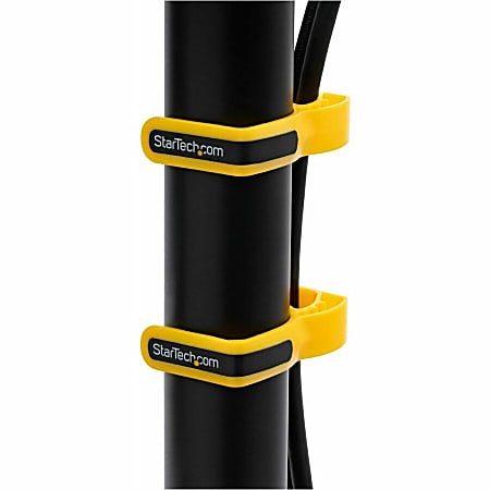 StarTech.com Vertical Dual Monitor Stand Heavy Duty Steel Monitors up ...