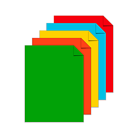Astrobrights Color Card Stock Assorted Colors Letter 8.5 x 11 65 Lb ...