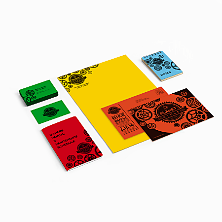 Astrobrights Color Card Stock Assorted Colors Letter 8.5 x 11 65 Lb ...