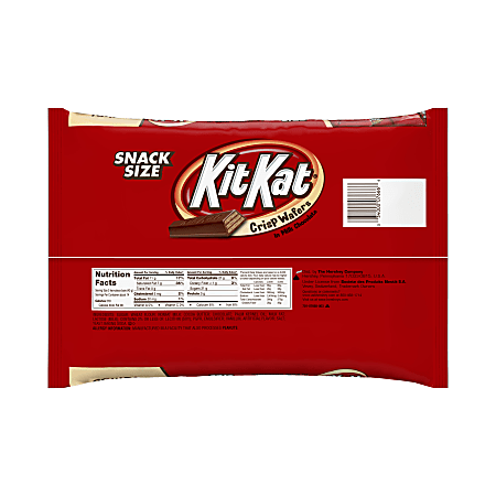 Hersheys Kit Kat Snack Size Bars 20.1 Oz Jumbo Bag - Office Depot