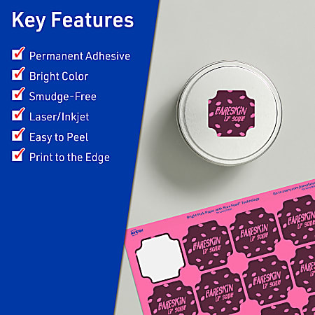 Avery Print To The Edge Labels With Sure Feed Technology 94110 BPP10 ...