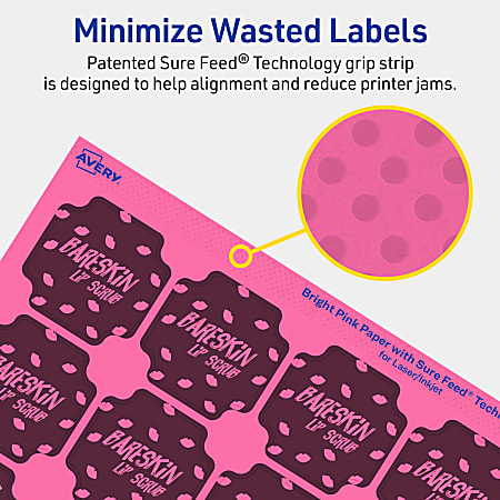 Avery Print To The Edge Labels With Sure Feed Technology 94110 BPP10 ...