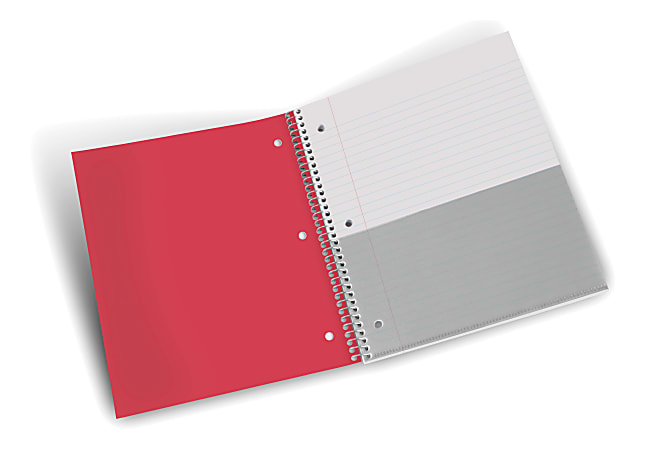 Office Depot Brand Stellar Poly Notebook 8 x 10 12 5 Subject Wide Ruled ...