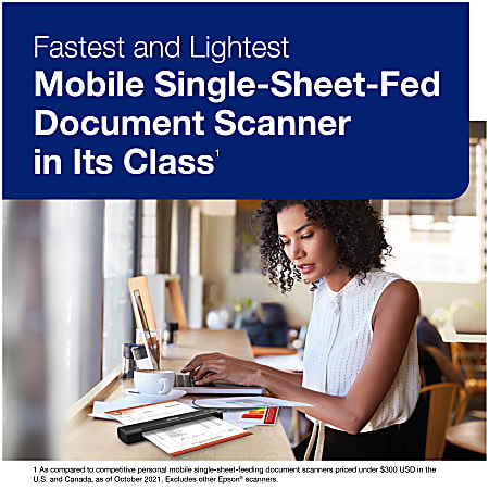 Epson WorkForce ES 50 Portable Color Document Scanner - Office Depot