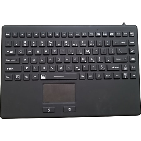 DSI WATERPROOF IP68 SILICONE TENKEYLESS KEYBOARD WITH TOUCHPAD 87 Key ...