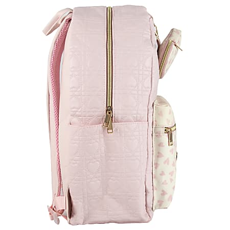 Jessica Simpson Backpack With 16 Laptop Sleeve And Keychain Pink Heart ...