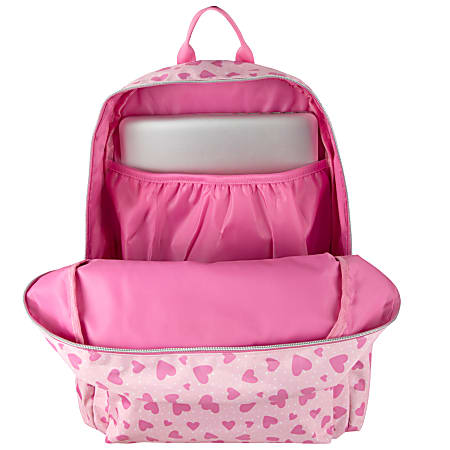 Jessica Simpson Backpack With 16 Laptop Pocket Lunch Bag And Coin Purse ...