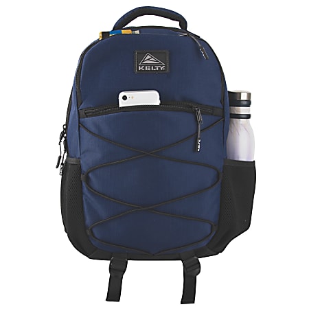 Kelty Bungee Backpack With 17 Laptop Sleeve Navy - Office Depot