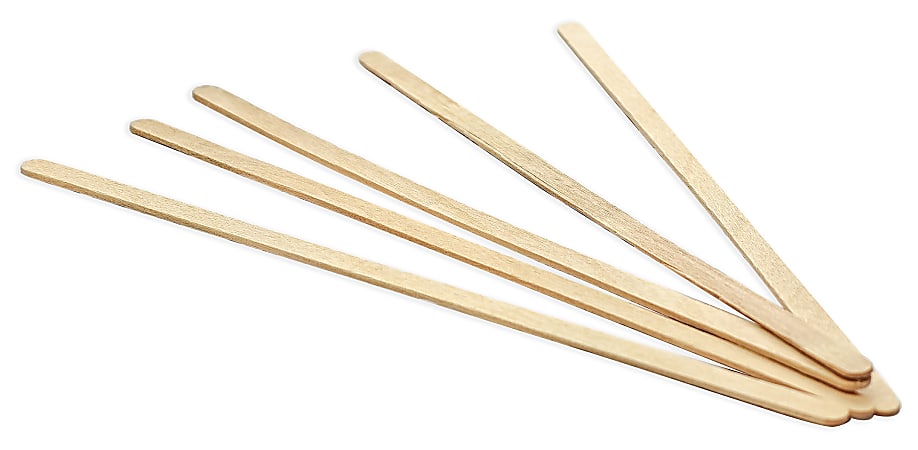 Highmark Wooden Stir Sticks 7 Light Brown Box Of 1 000 TBD25 - Office Depot