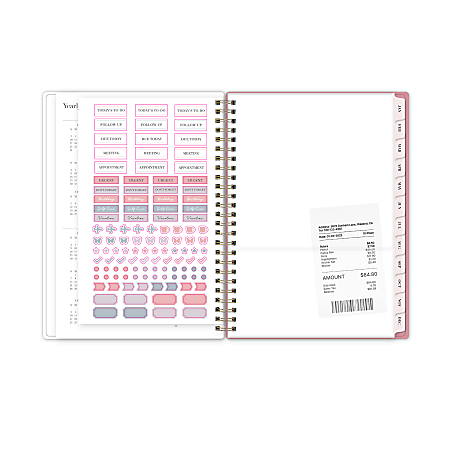 2027 Blue Sky Peony WeeklyMonthly Planning Calendar Notes 5.875x8.625 ...