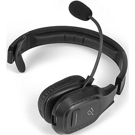 Aluratek Bluetooth Wireless Headset with Noise Cancelling Boom ...