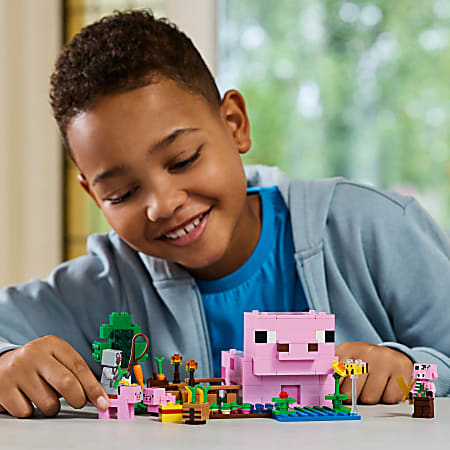 LEGO Toy Set The Baby Pig House Minecraft - Office Depot