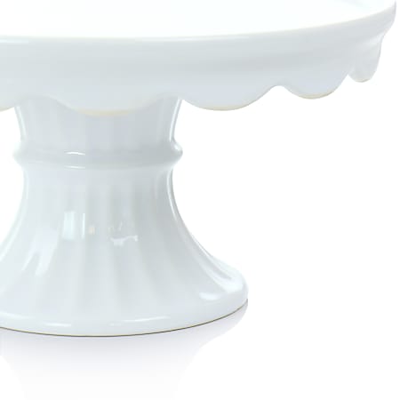 Martha Stewart Patterson Cake Stand 10 White - Office Depot