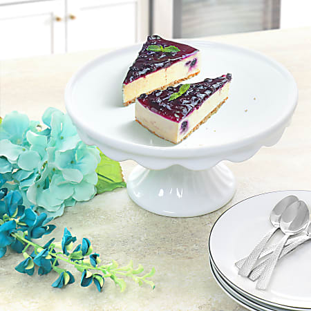 Martha Stewart Patterson Cake Stand 10 White - Office Depot