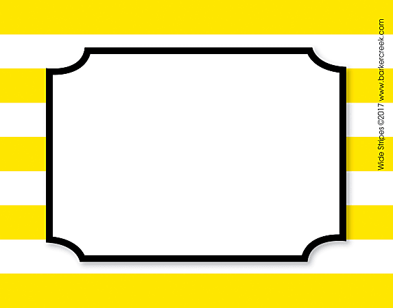 Barker Creek Name Tags 2 andfrac34 x 3 andfrac12 Wide Stripe 45 Name ...