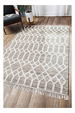 Anji Mountain Raani Jute And Wool Rug 8 x 10 BrownIvory - Office Depot
