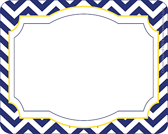 Barker Creek Name Tags 2 andfrac34 x 3 andfrac12 Nautical Chevron 45 ...