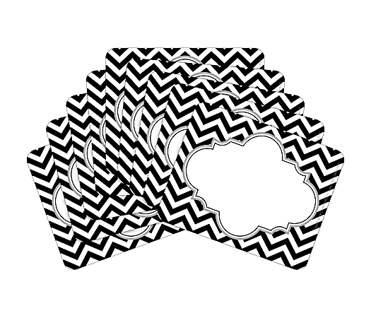 Barker Creek Name Tags 2 andfrac34 x 3 andfrac12 Chevron 45 Name Tags ...