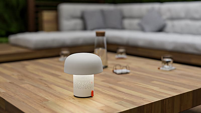Kooduu Sensa Play Cordless IndoorOutdoor JBL Speaker Lamp White ...