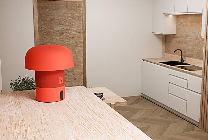 Kooduu Sensa Play Cordless IndoorOutdoor JBL Speaker Lamp Orange ...