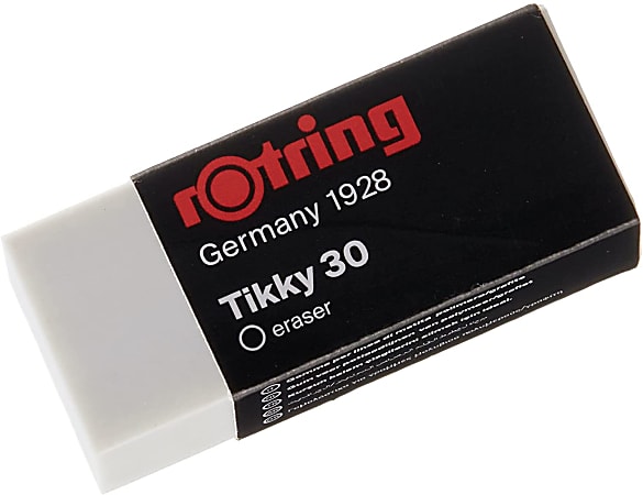 Rotring Tikky 30 Eraser White 2 Pack - Office Depot