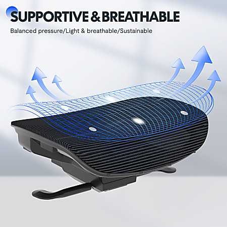 FlexiSpot C7 MAX Ergonomic Mesh Office Chair Foam Seat in Black color ...