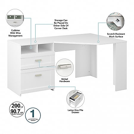 Bush reversible corner desk store