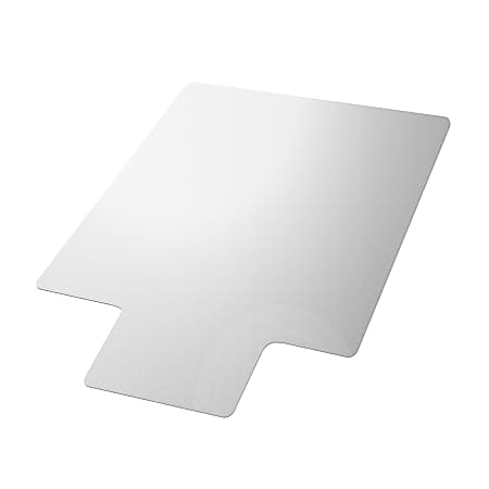 Floortex Valuemat Basic Vinyl Lipped Chair Mat for Hard Floors 36 x 48 ...