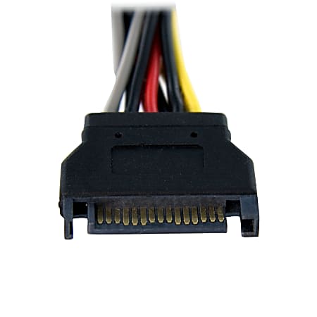 StarTech.com 6in SATA Power Y Splitter Cable Adapter Add an extra SATA ...
