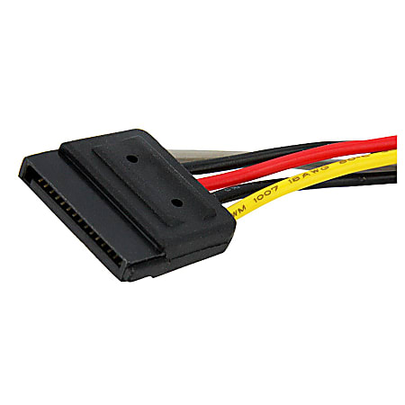 StarTech.com 6in SATA Power Y Splitter Cable Adapter Add an extra SATA ...