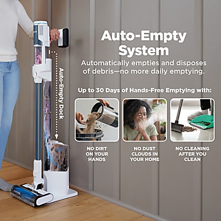 Shark Clean Empty Cordless Stick Vacuum With Auto Empty System Total ...